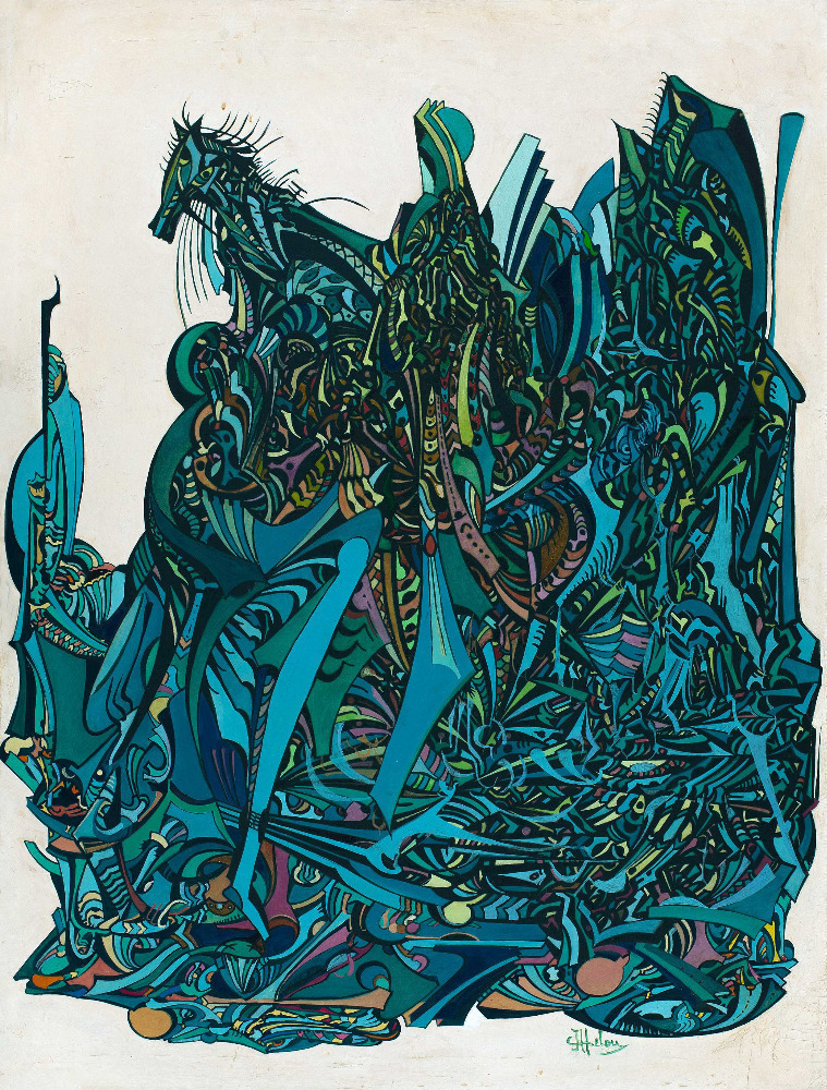 Joseph el Helou (B.1926) FRESH AIR - Middle Eastern Contemporary Art ...